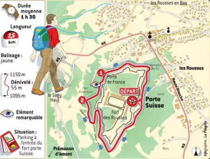 guide des randonnées pédestres et vélo/VTT station les rousses – Chalet ...